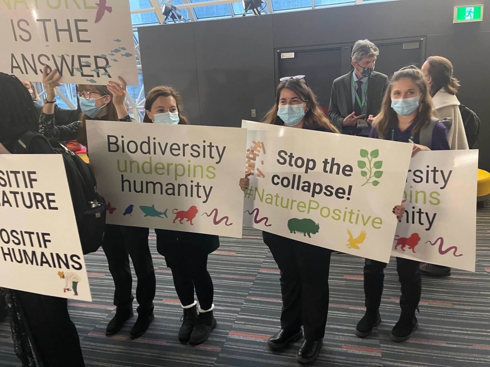 Delegation from Plant-for-the-Planet at the COP15 in Montréal, Canada ...